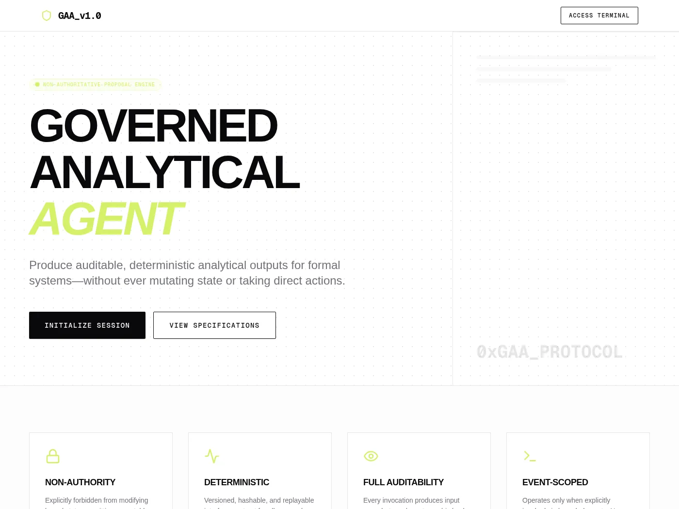 Governed Analytical Agent (Remix)