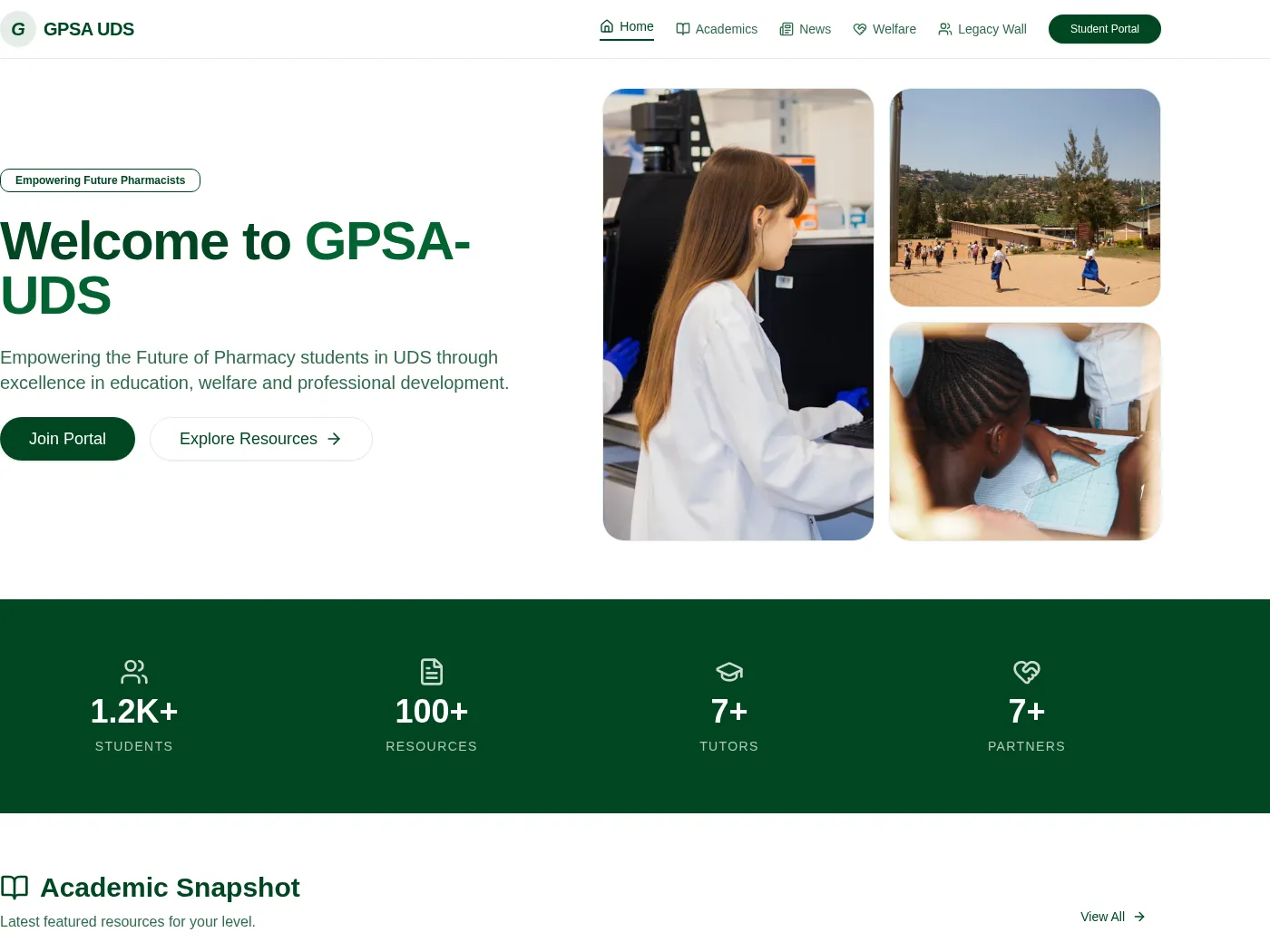 GPSA UDS Vibe Portal