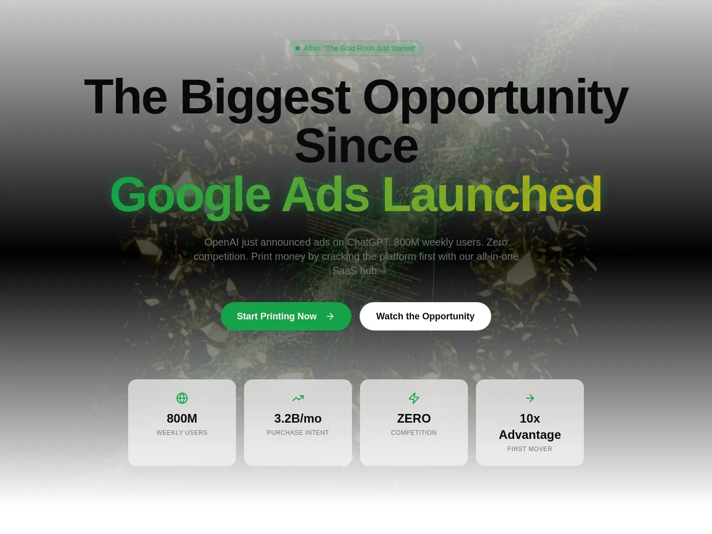 GPT Ads Opportunity Hub