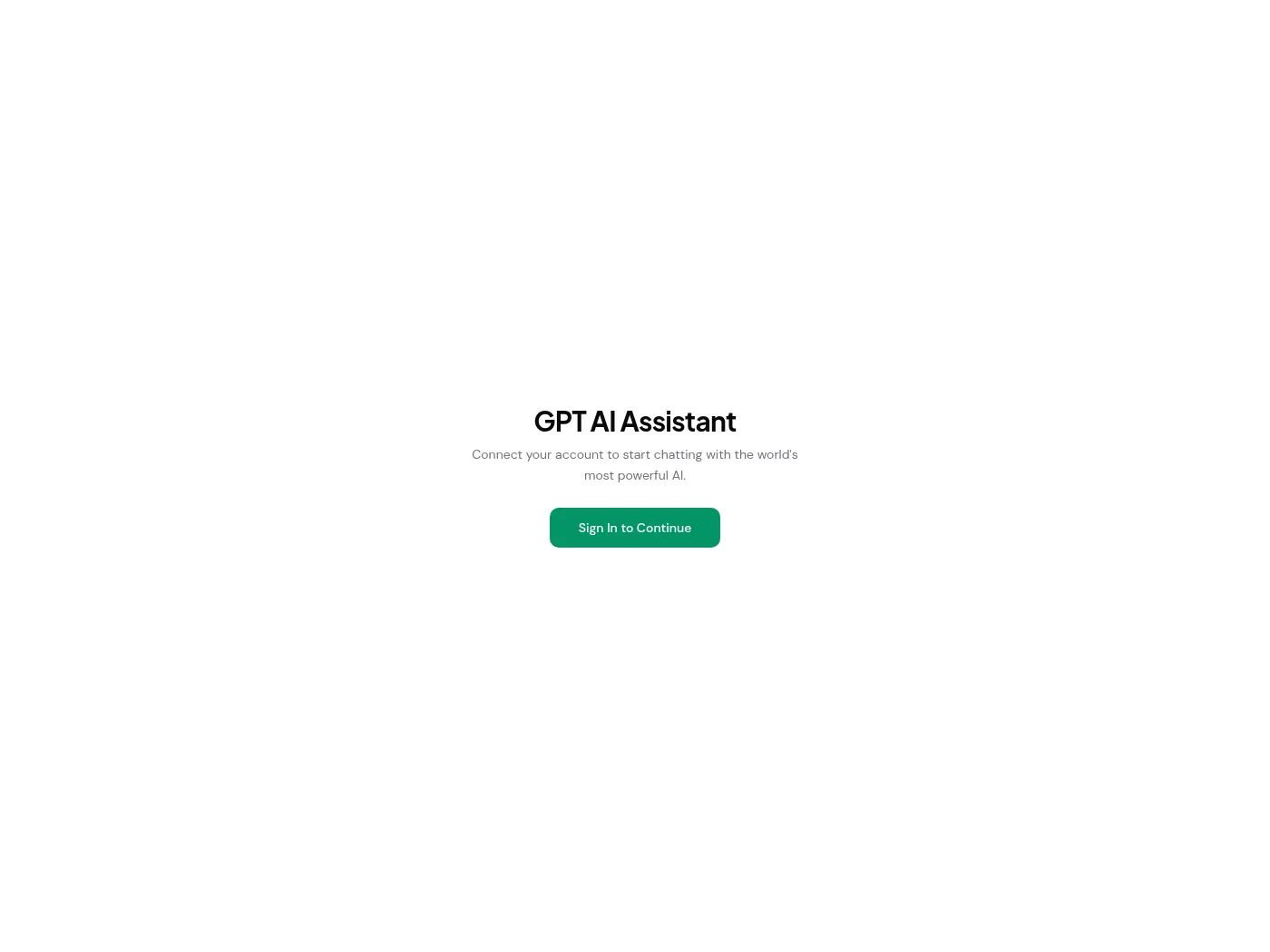 GPT AI Assistant
