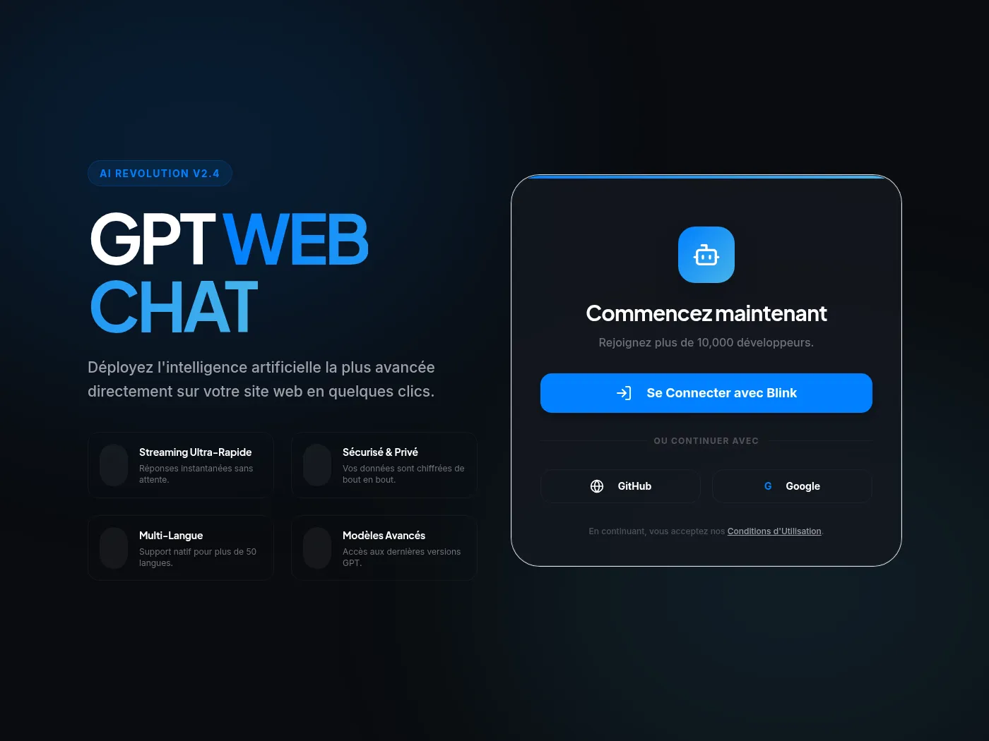 GPT Web Chat Clone