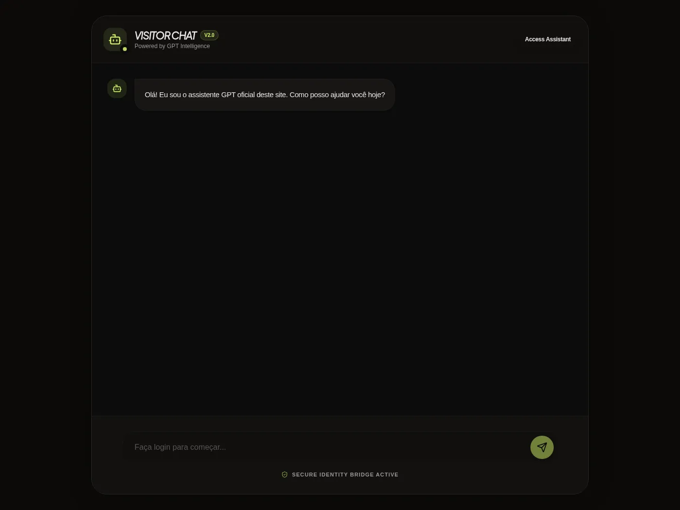 GPT Visitor Chat Site