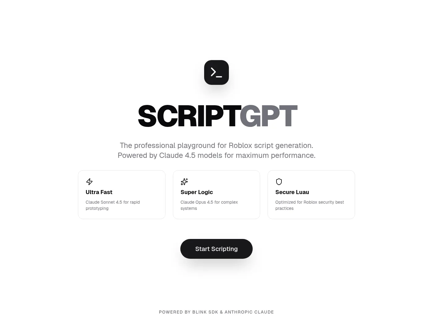 ScriptGPT Playground