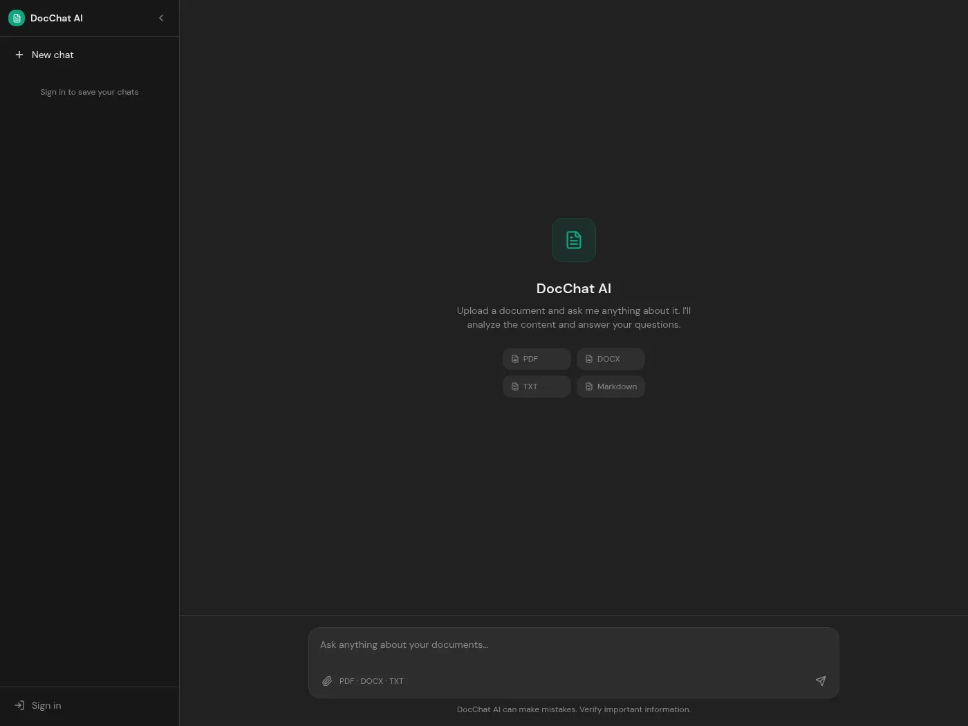 DocChat AI Analyzer