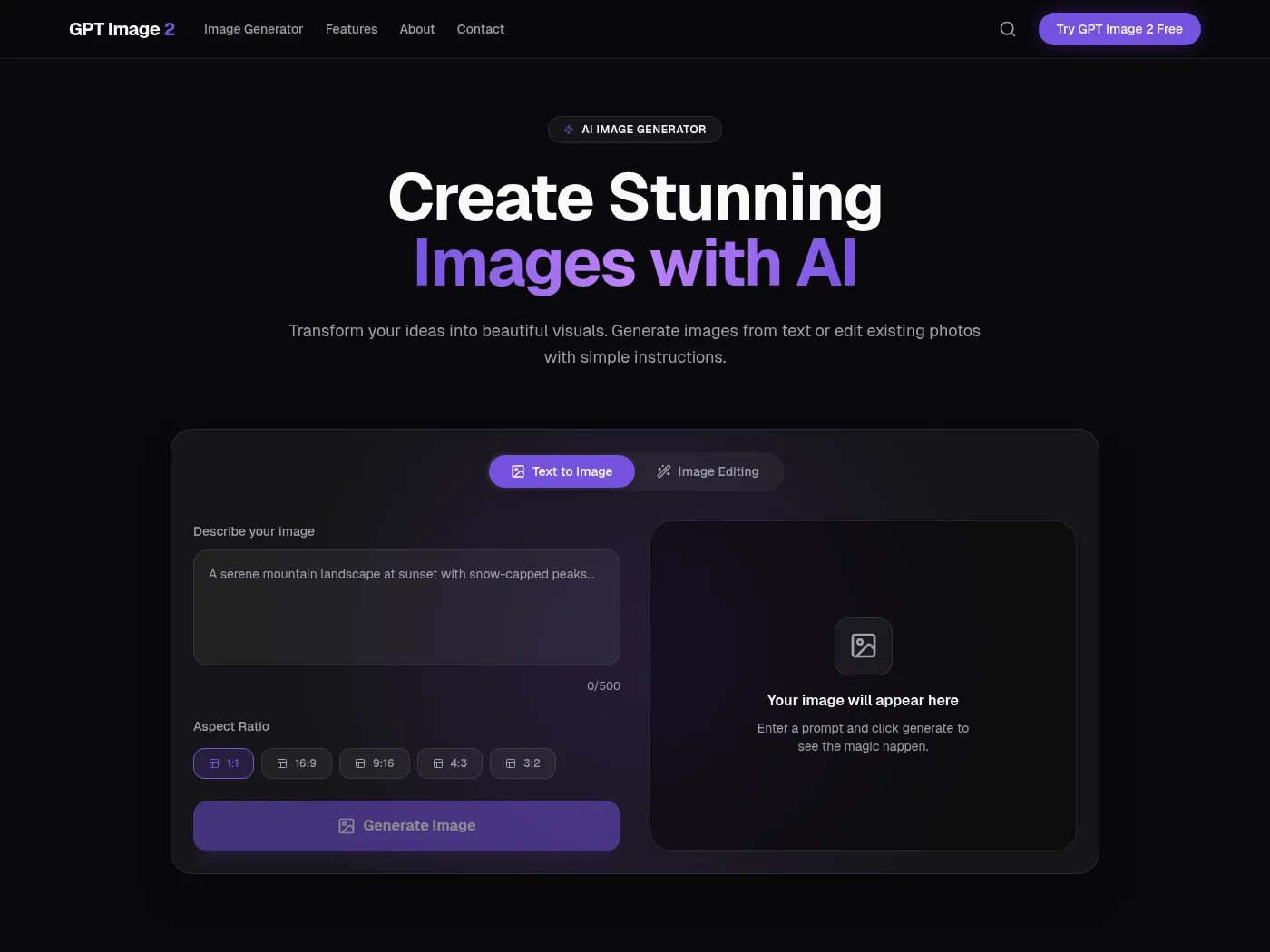 GPT Image Generator Clone