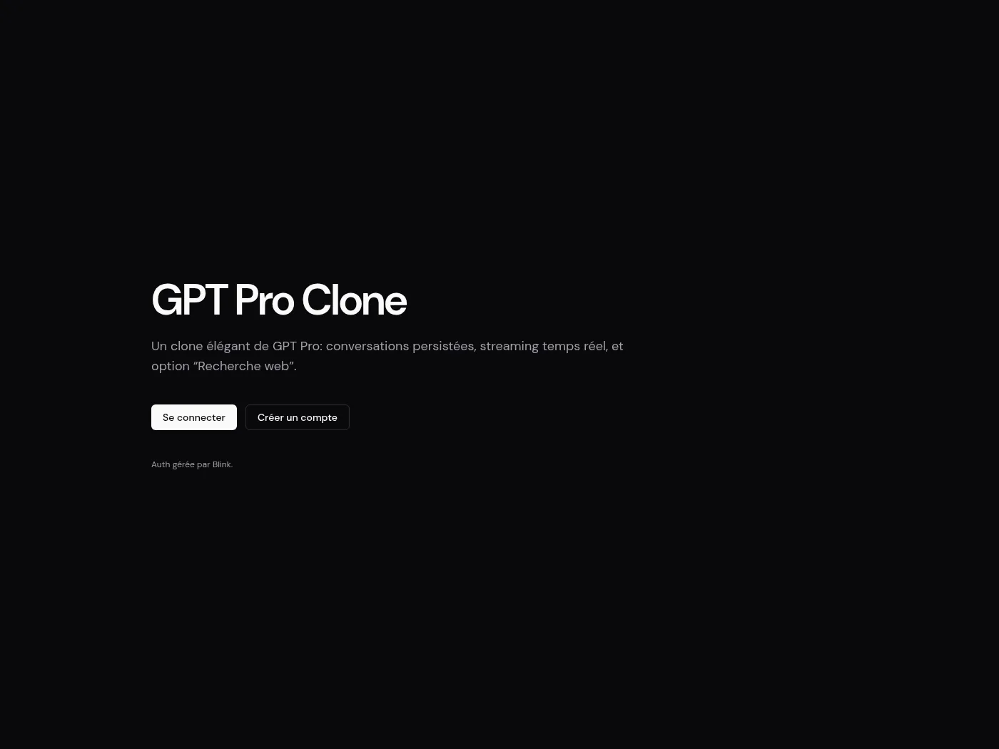 GPT Pro Clone