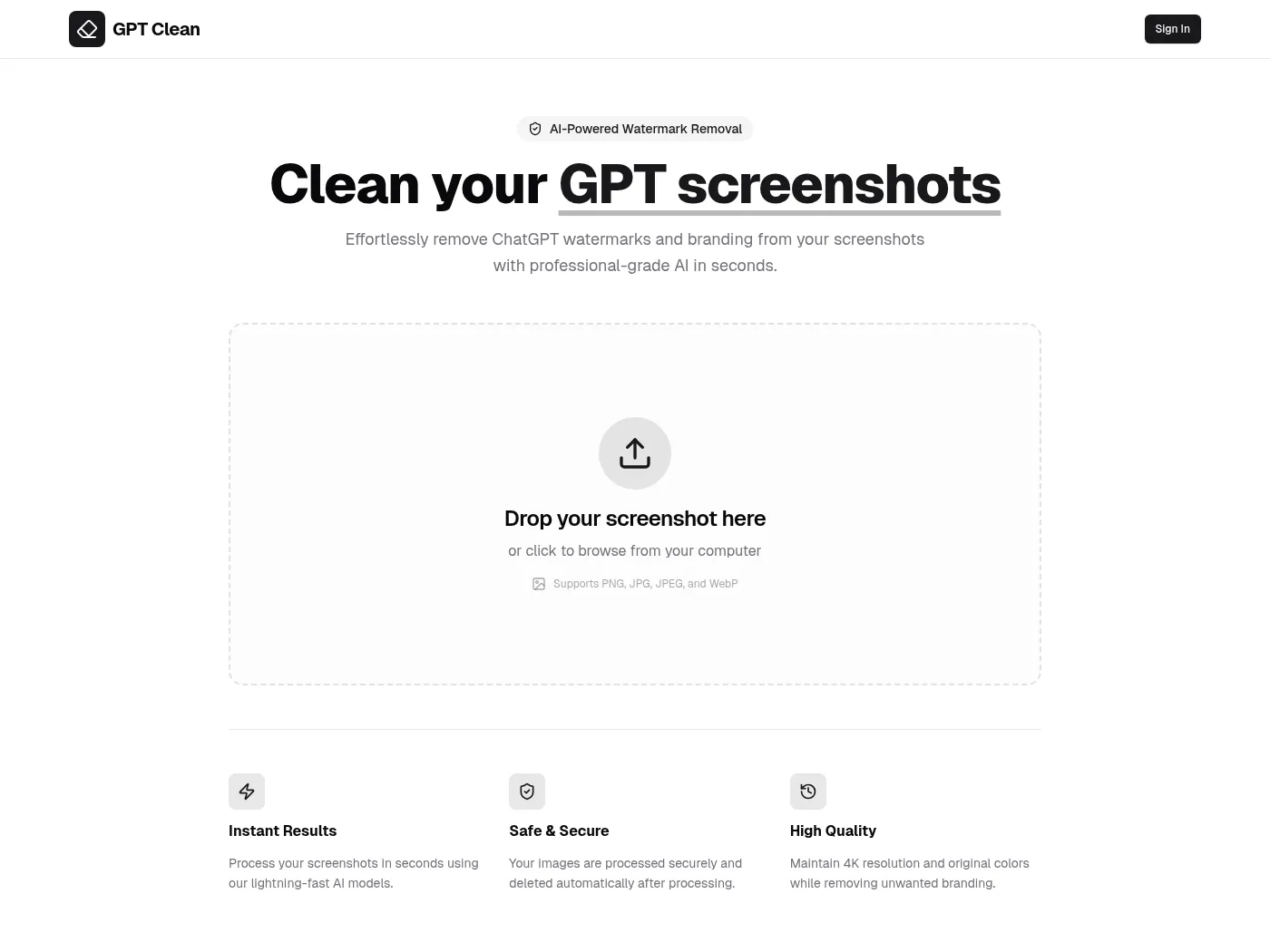 ChatGPT Watermark Remover