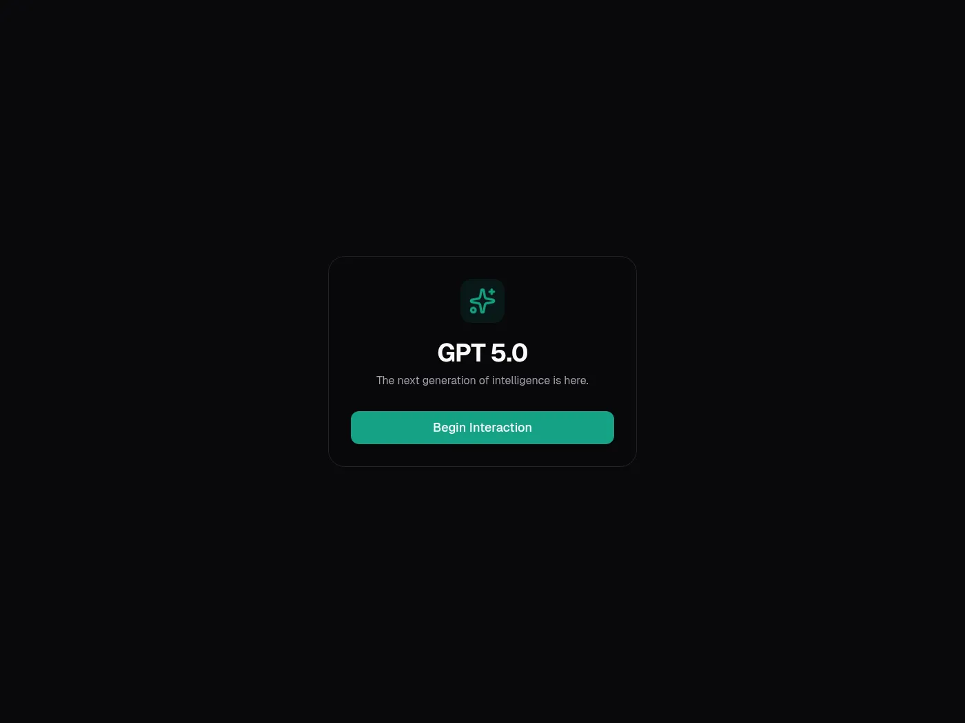 GPT 5.0 Chat Clone