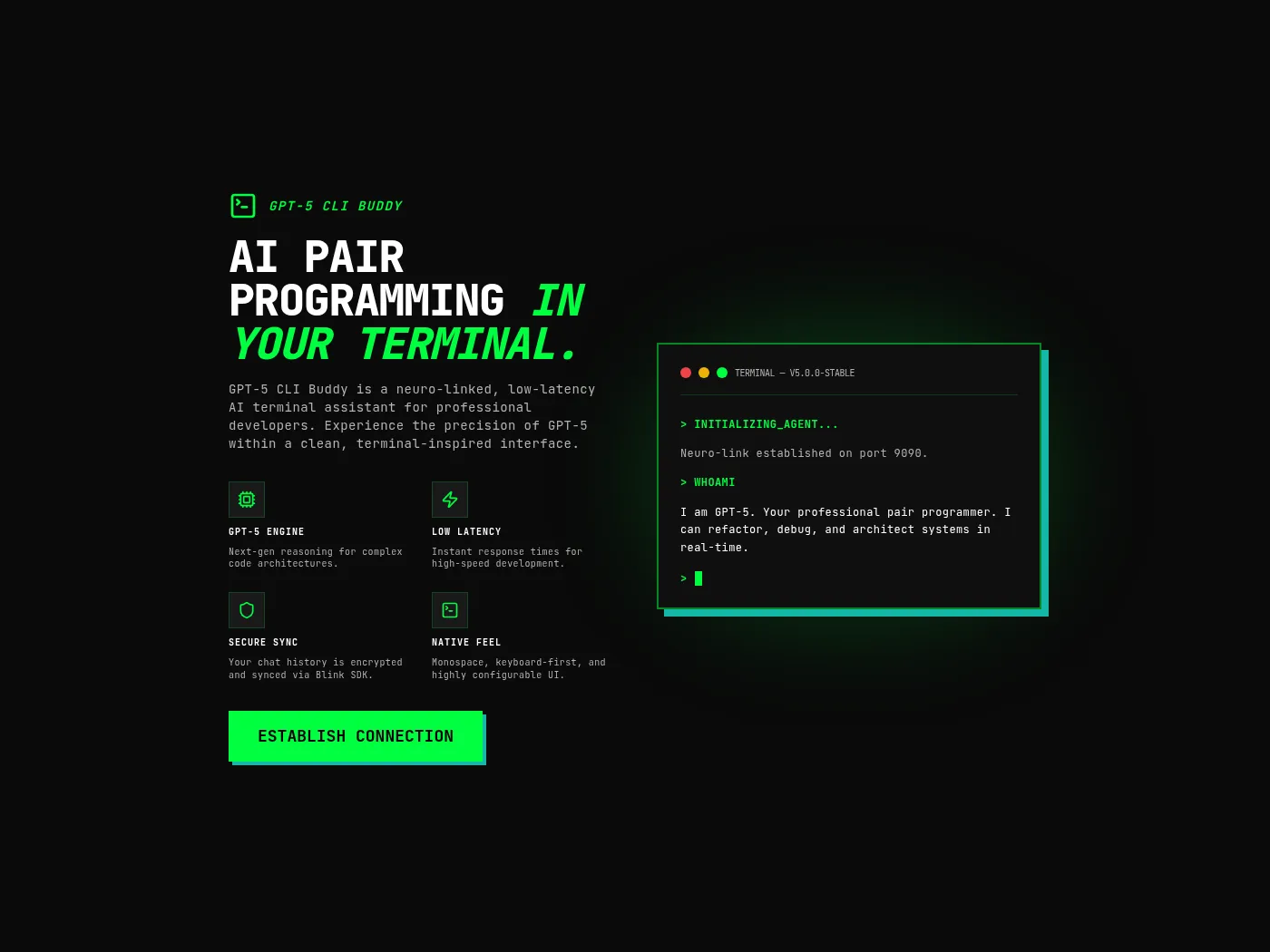 GPT-5 CLI Code Buddy
