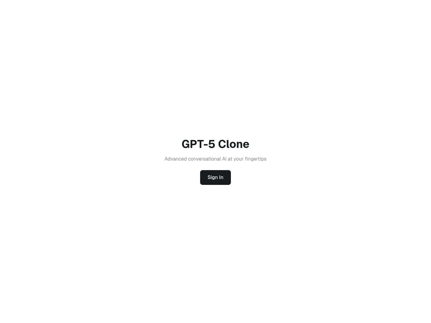 GPT-5 Clone