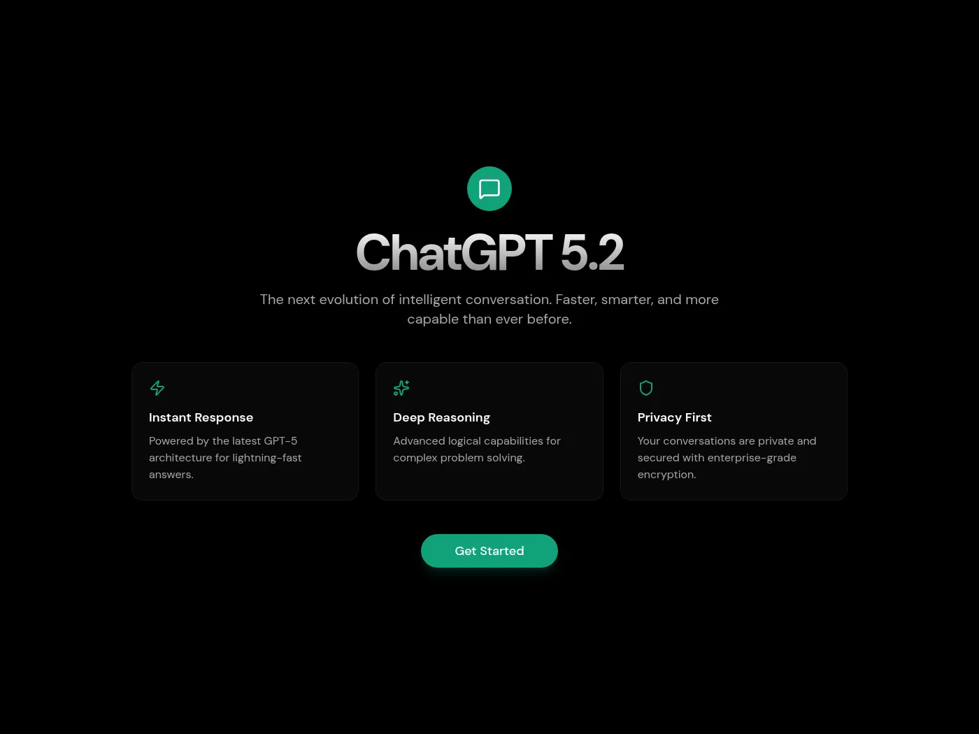GPT 5.2 Chat Clone