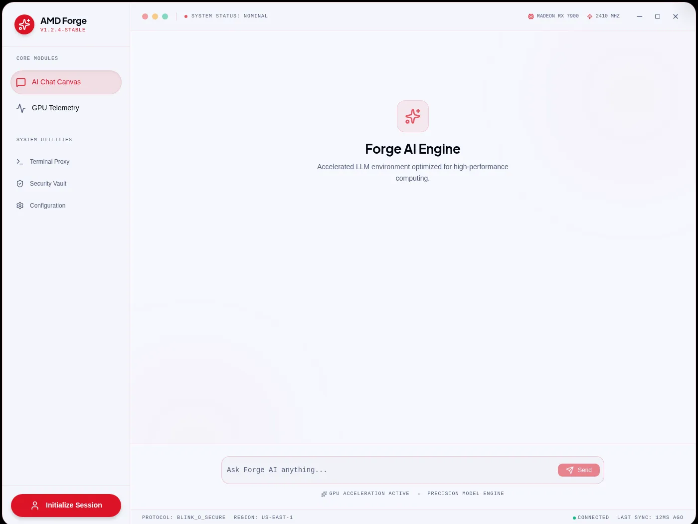GPU LLM Desktop Chat