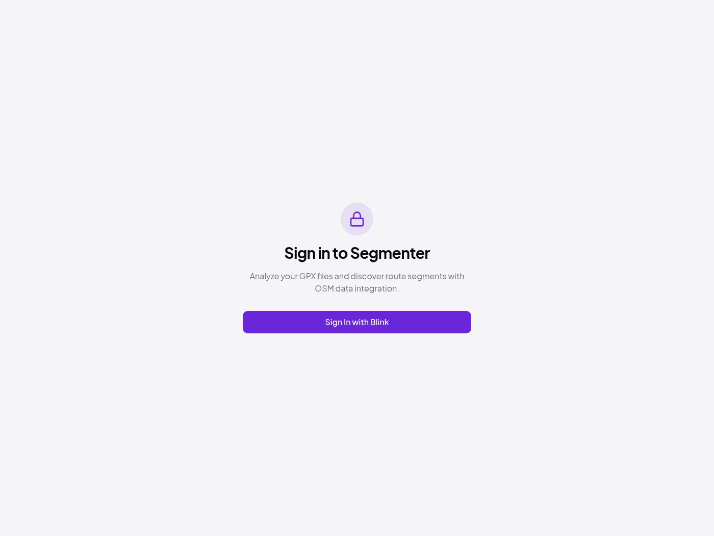 GPX Route Segmenter