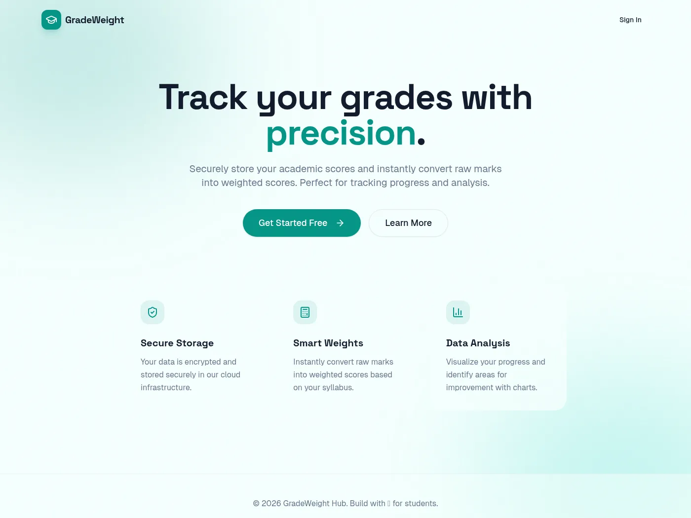 GradeWeight Hub