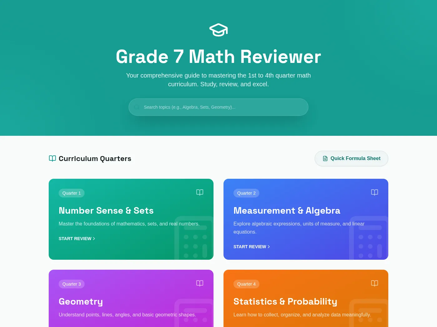 Grade 7 Math Reviewer