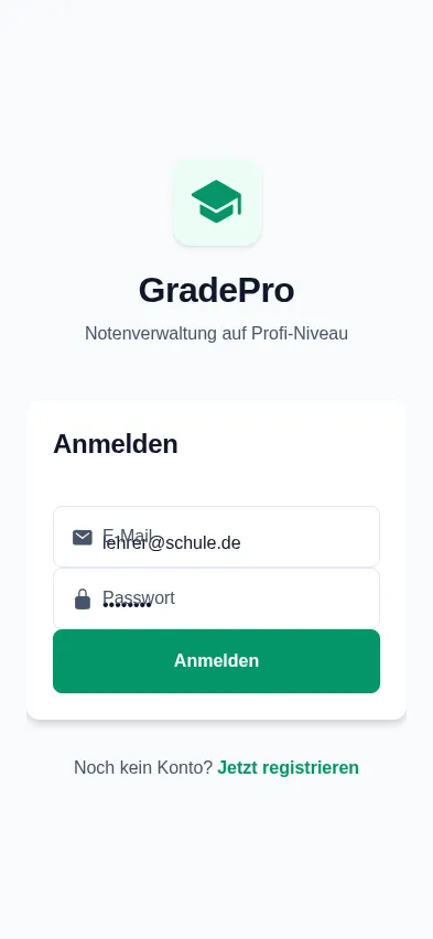 GradePro Notenverwaltung
