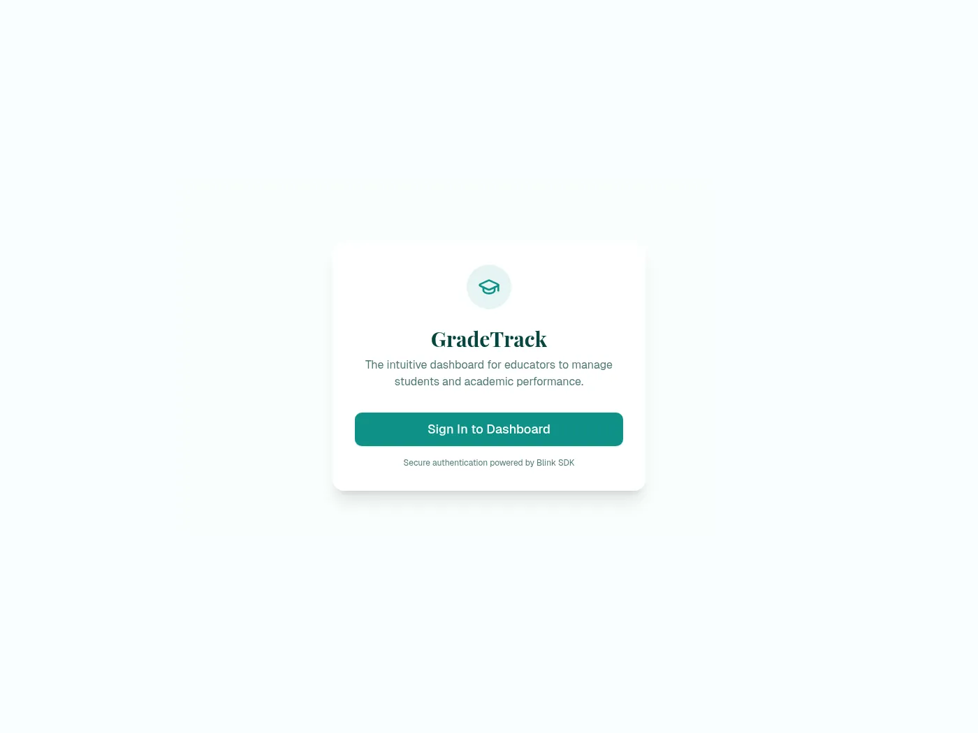 GradeTrack Dashboard