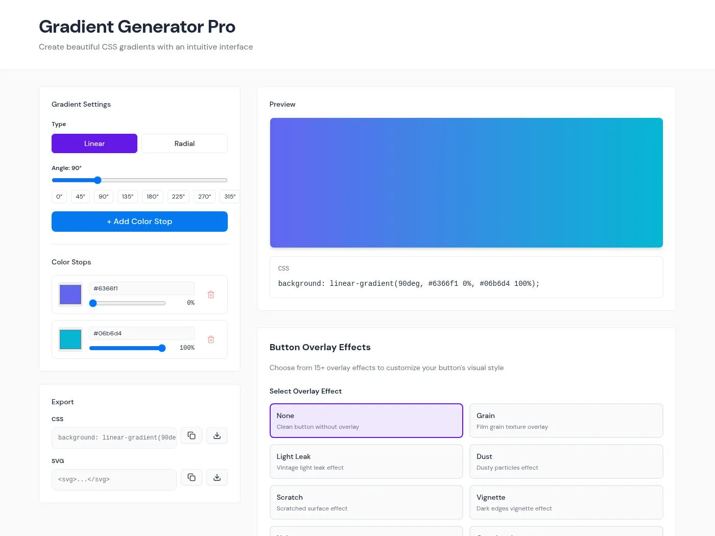 Gradient Generator Pro