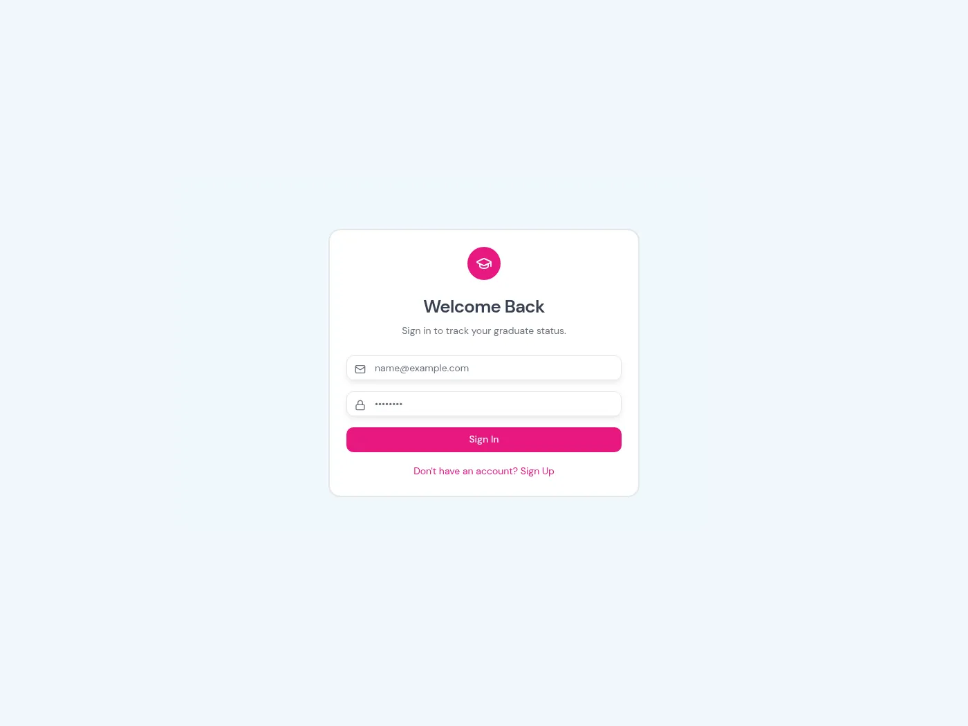 Graduate Tracker Portal