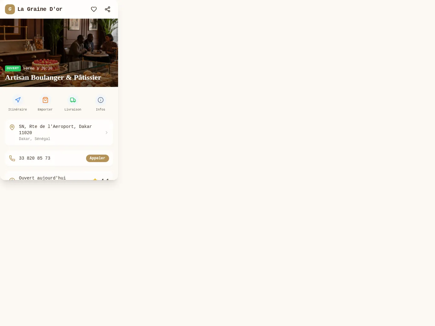 La Graine D'or Web