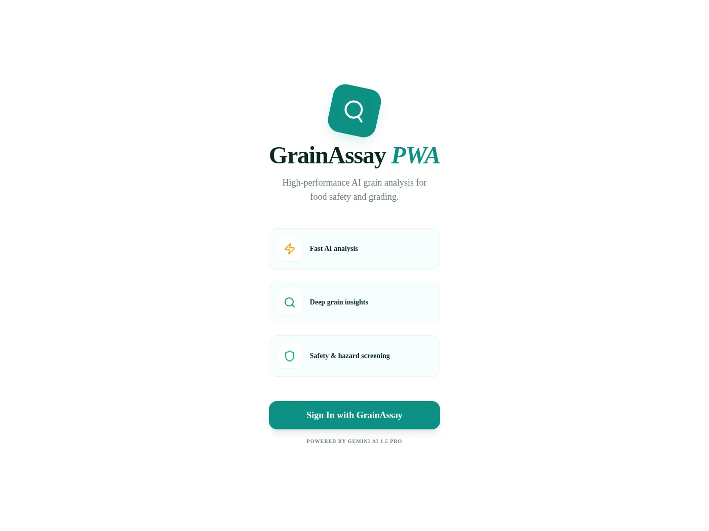 GrainSight PWA