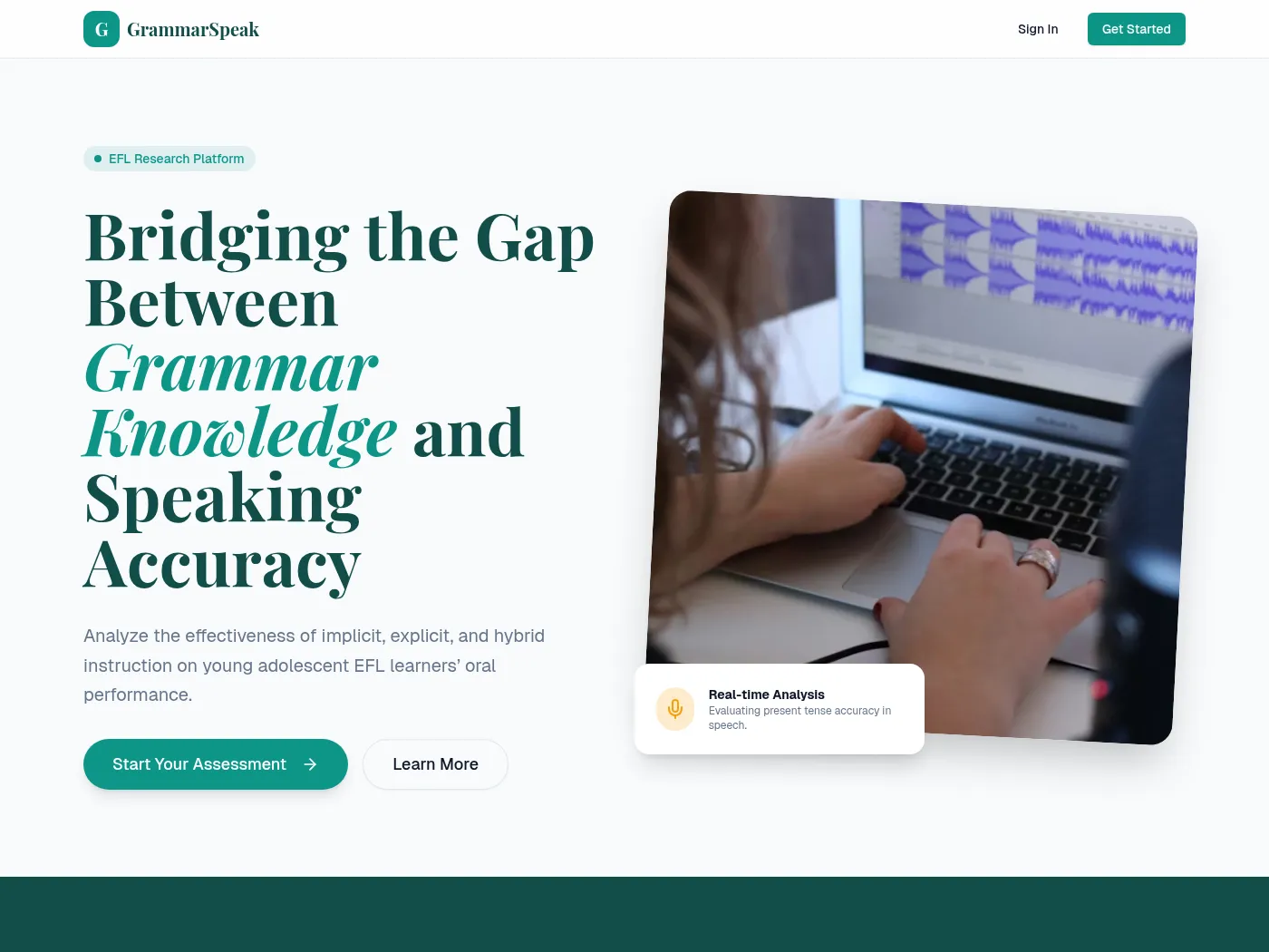 Grammar Speak Analyzer
