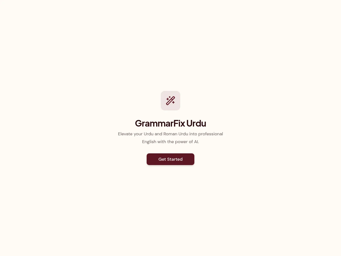 GrammarFix Urdu App