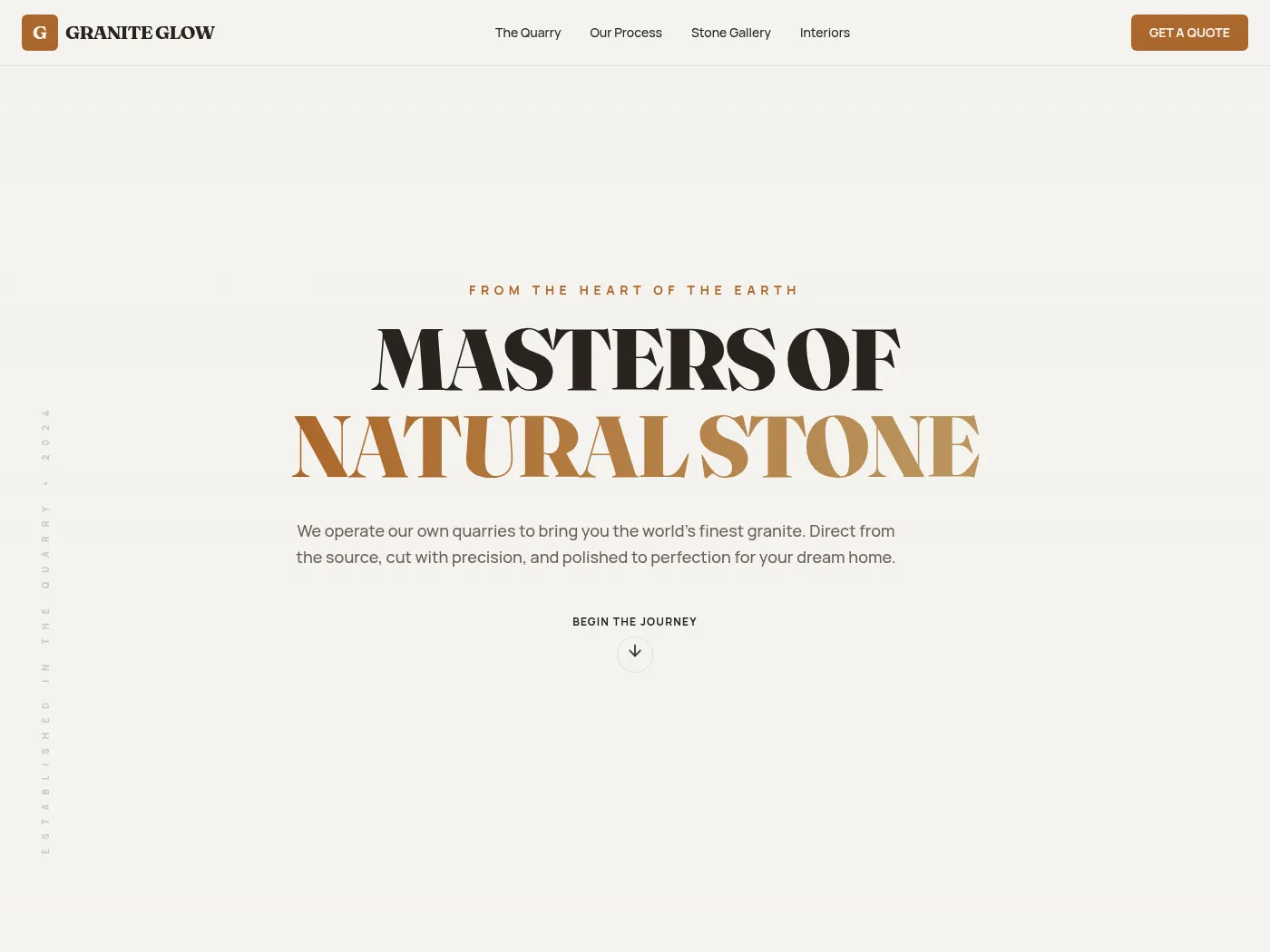 Granite Glow Website