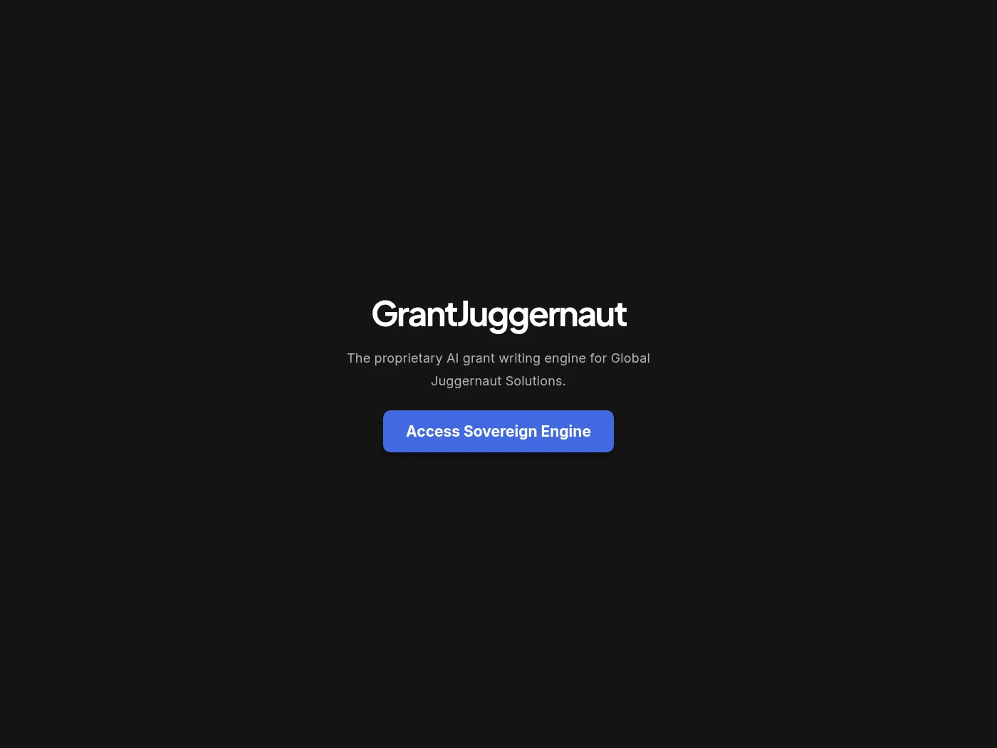 GrantJuggernaut SaaS Platform