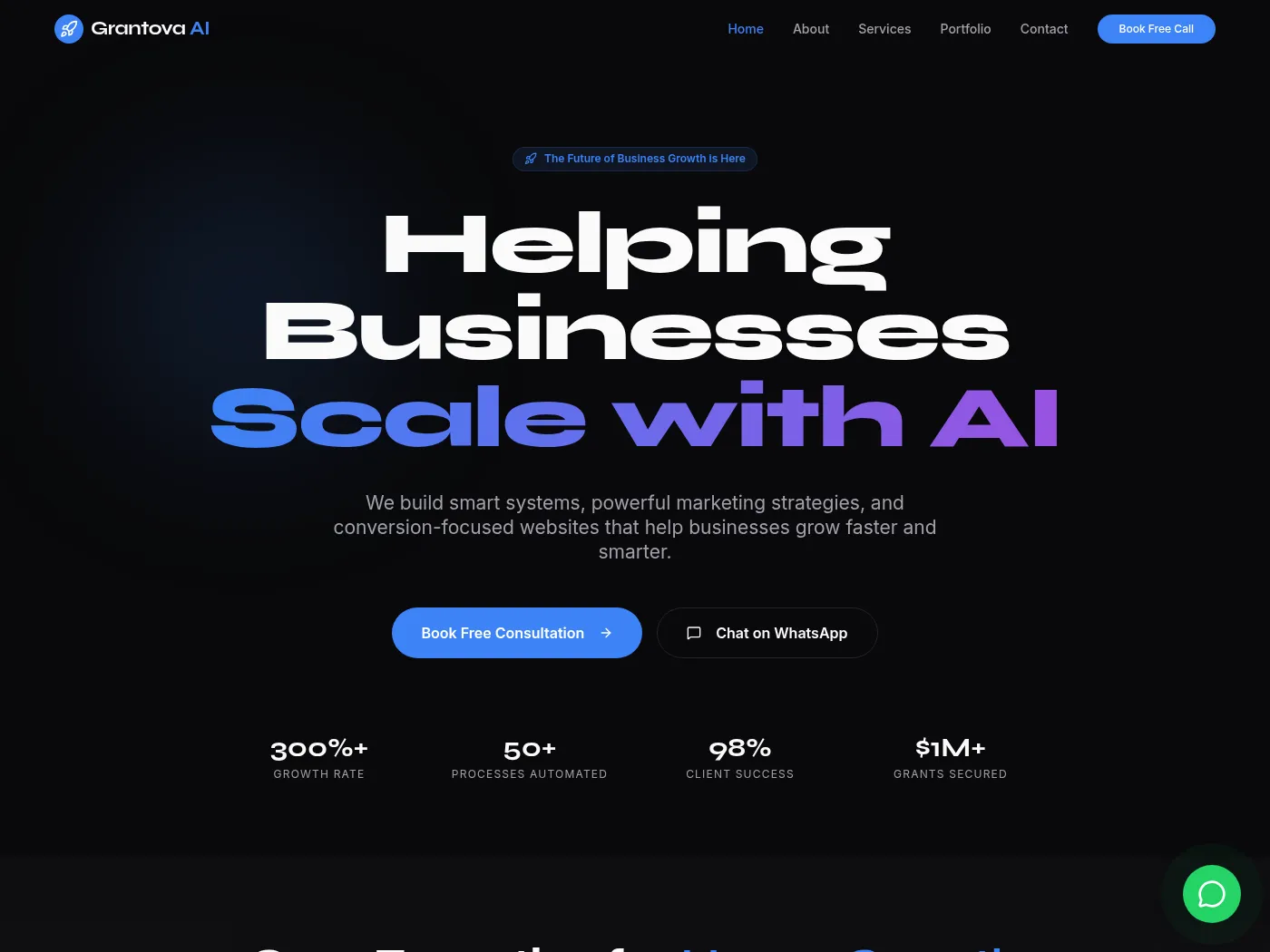 Grantova AI Agency Site