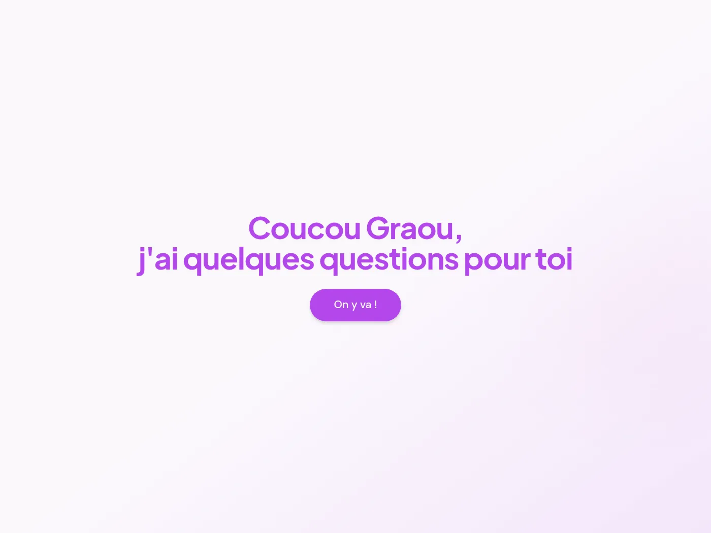 Graou Interactive Site