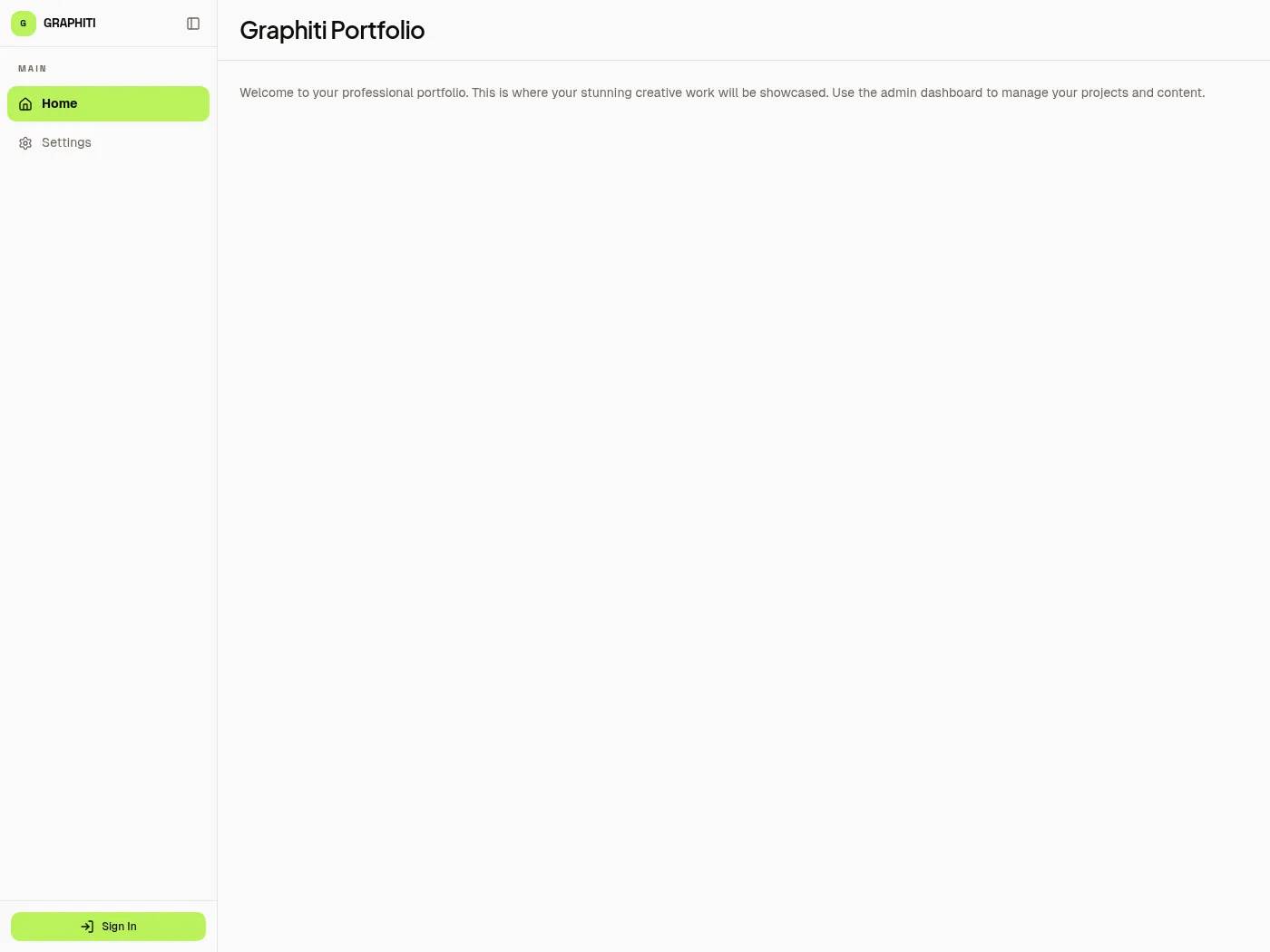 Graphiti Portfolio