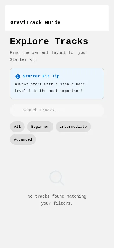 GraviTrack Starter Guide