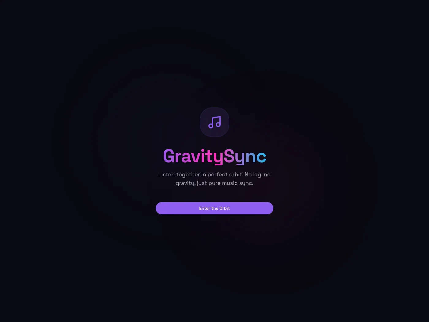 GravitySync Music App