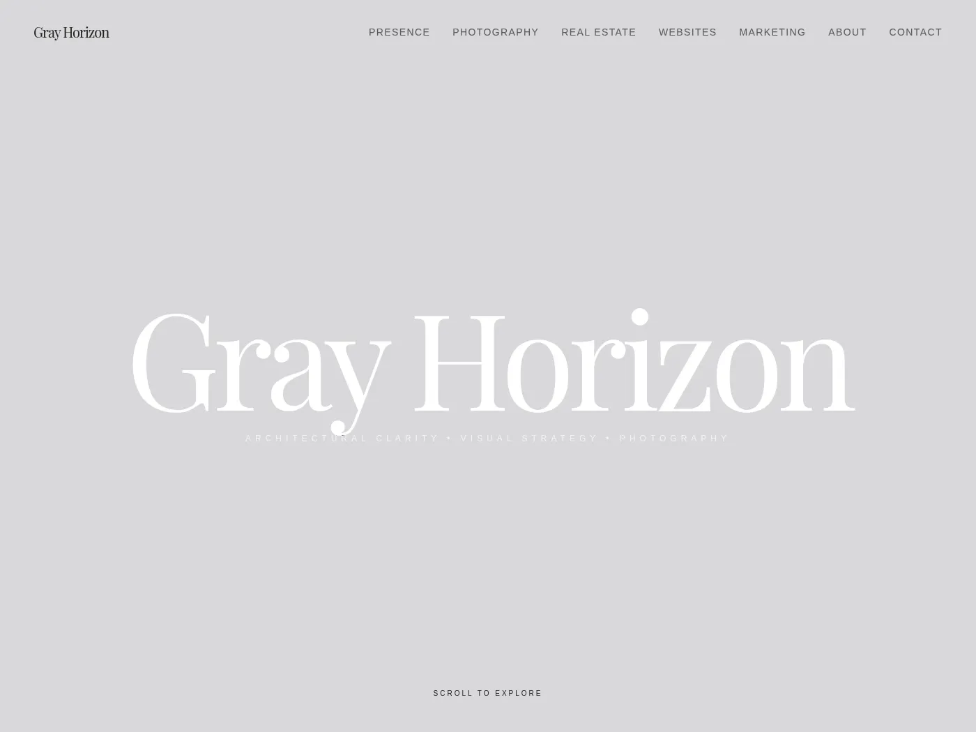 Gray Horizon Studio Site