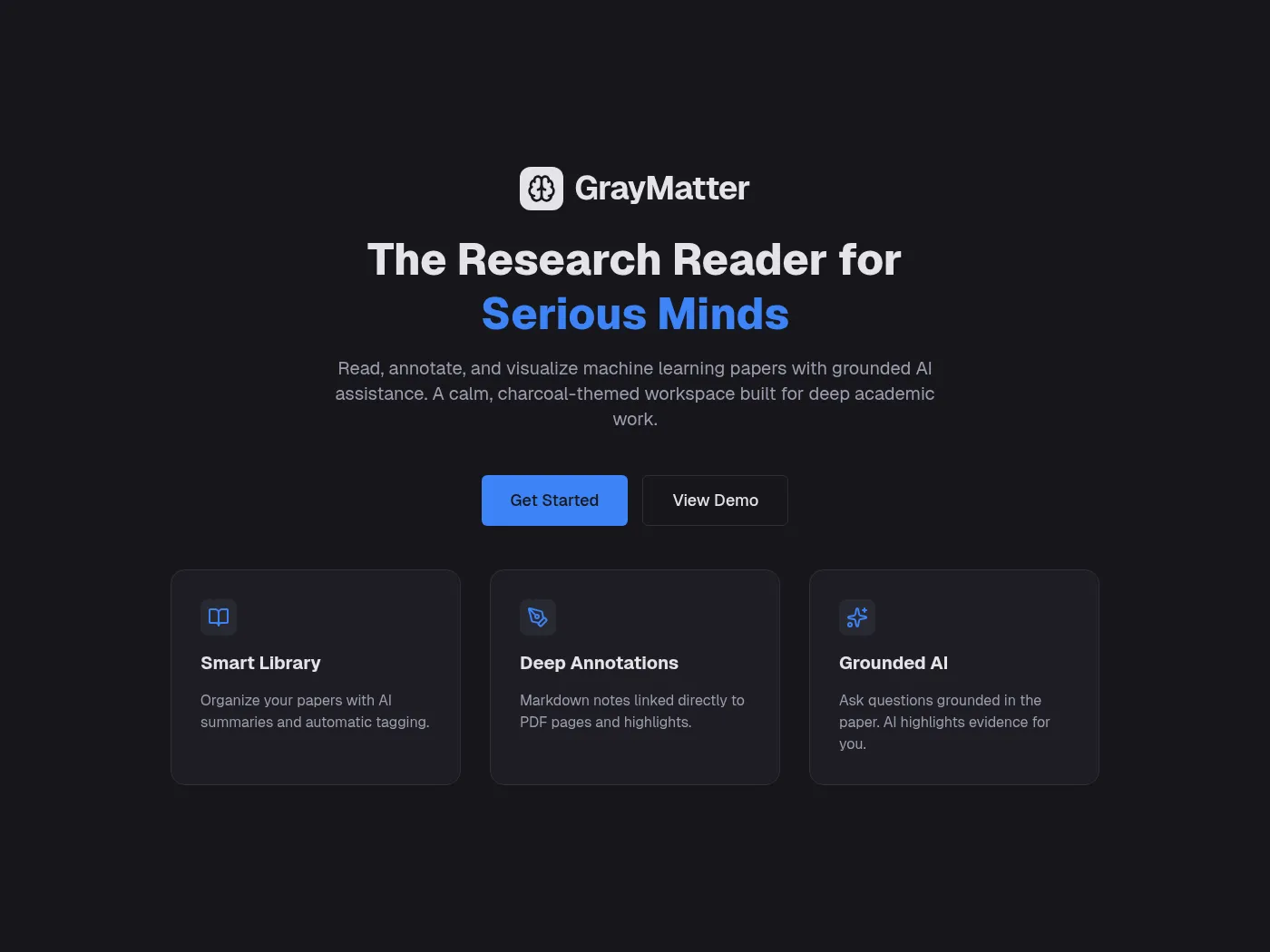 GrayMatter Research Reader