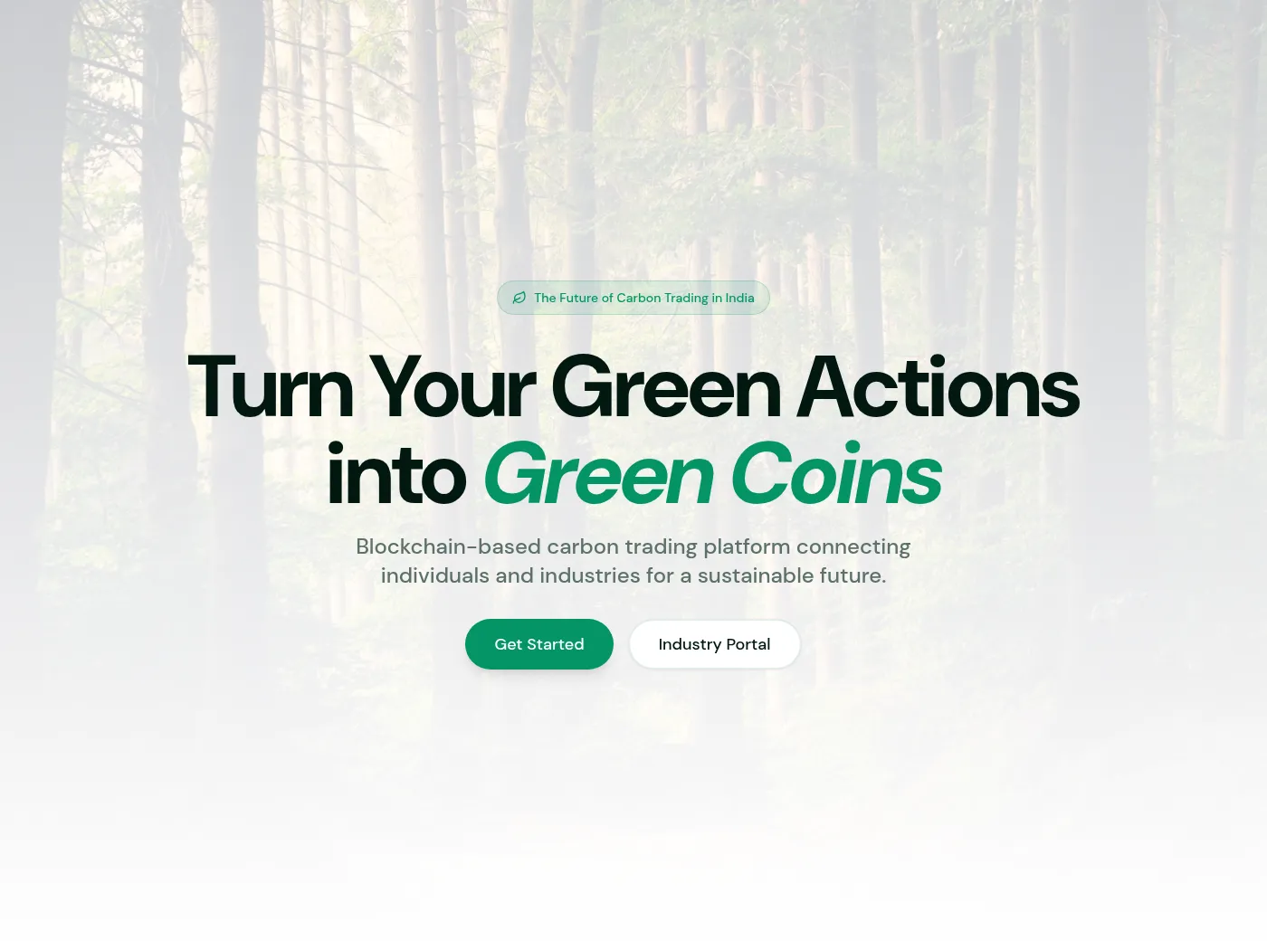 Green Coins Carbon Platform