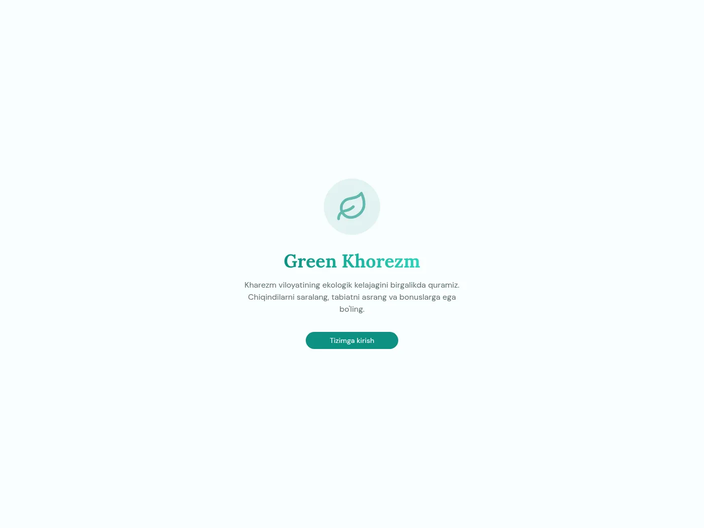 Green Khorezm Platform