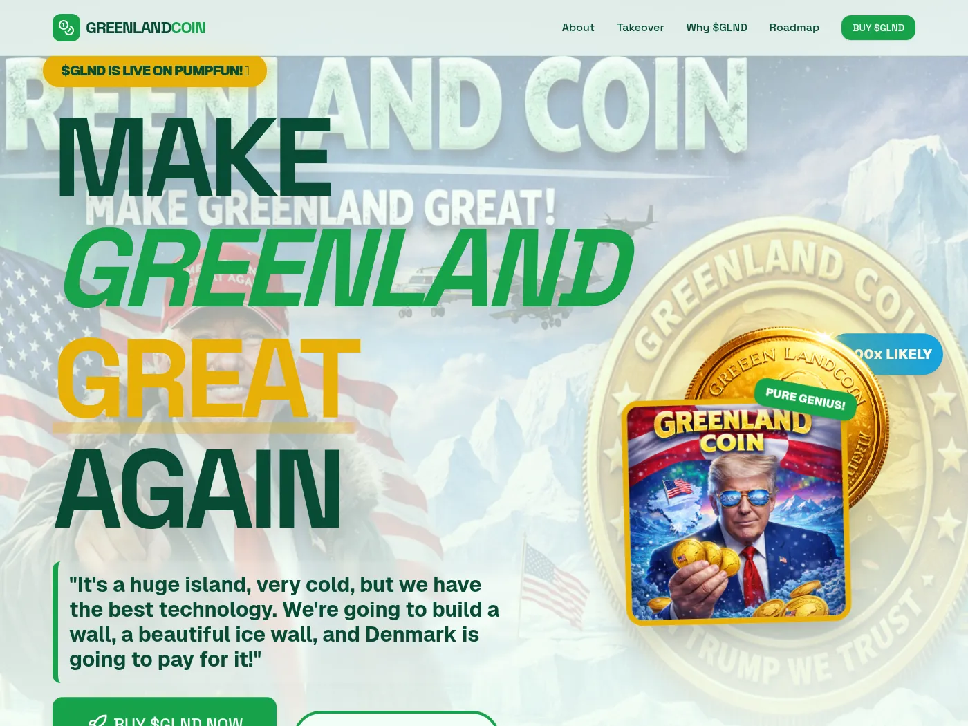 Greenland Coin Meme Zone