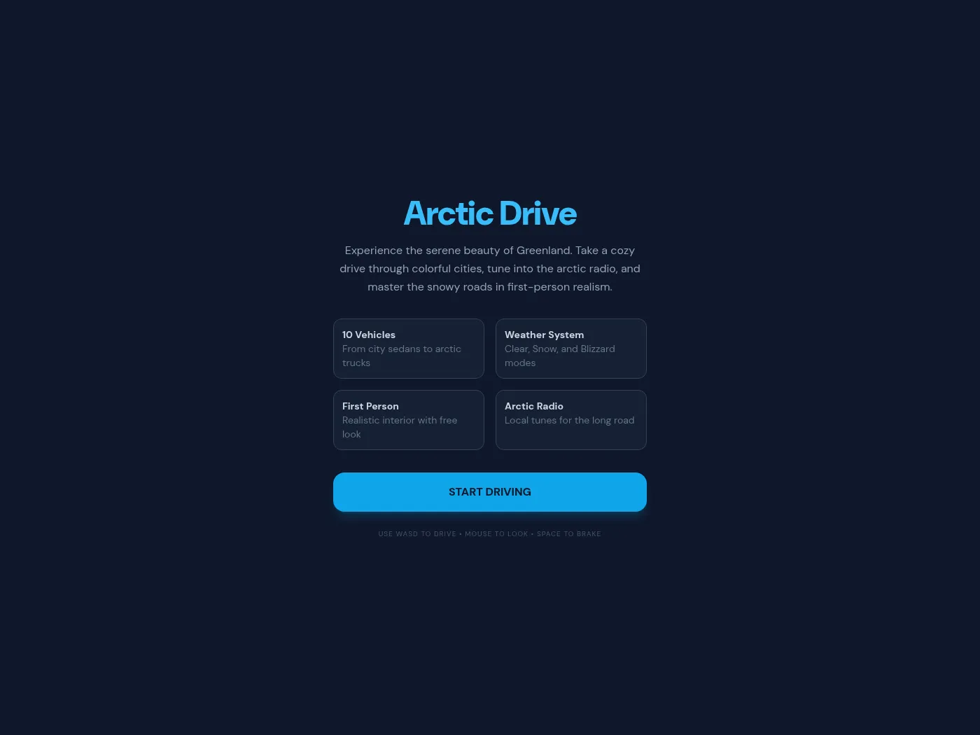 Greenland Drive Simulator