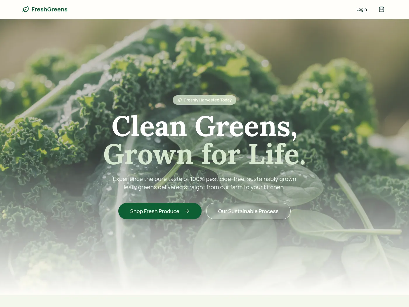 Fresh Greens Landing