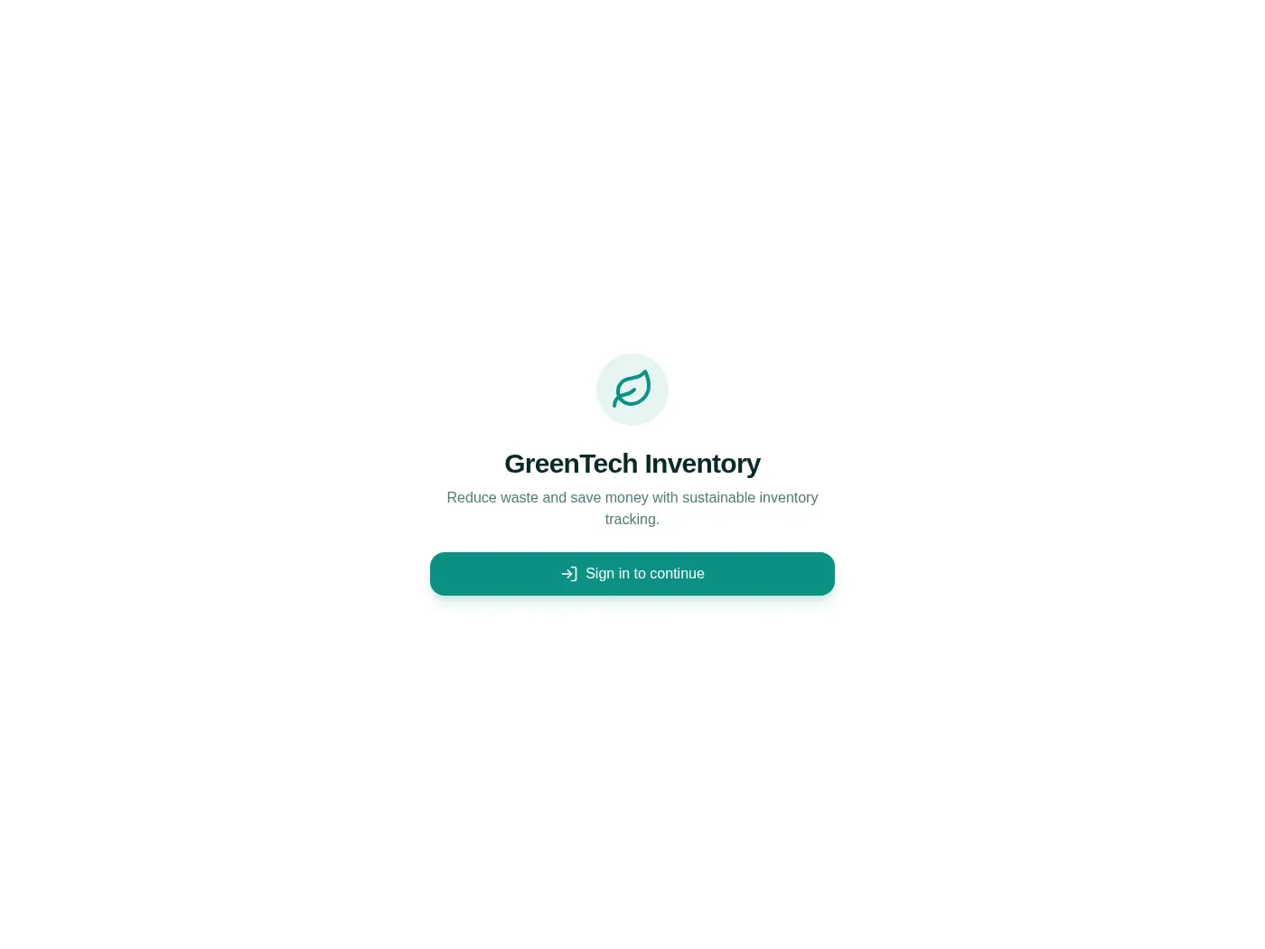 GreenTech Inventory Assistant