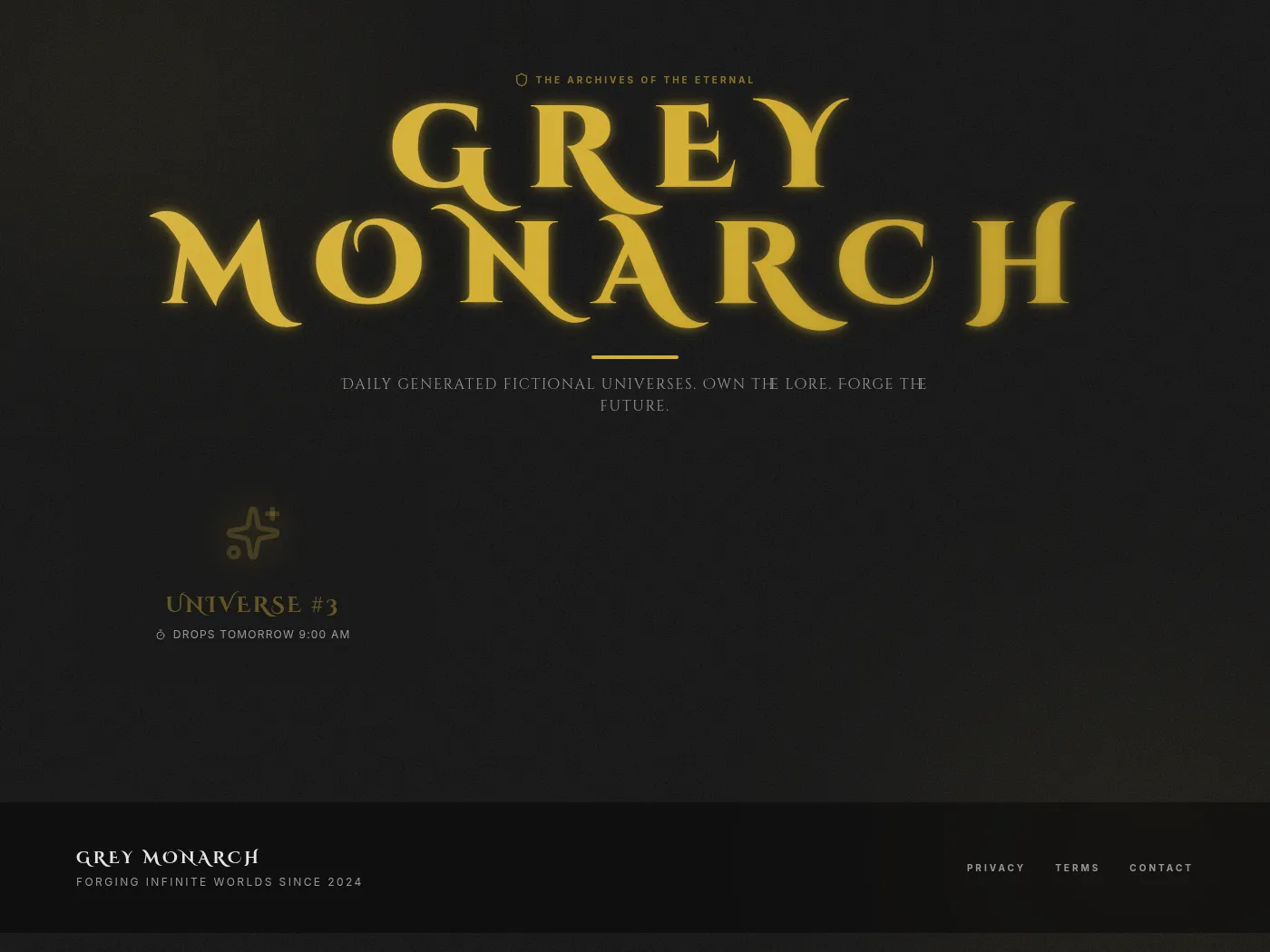 Grey Monarch Universe Store
