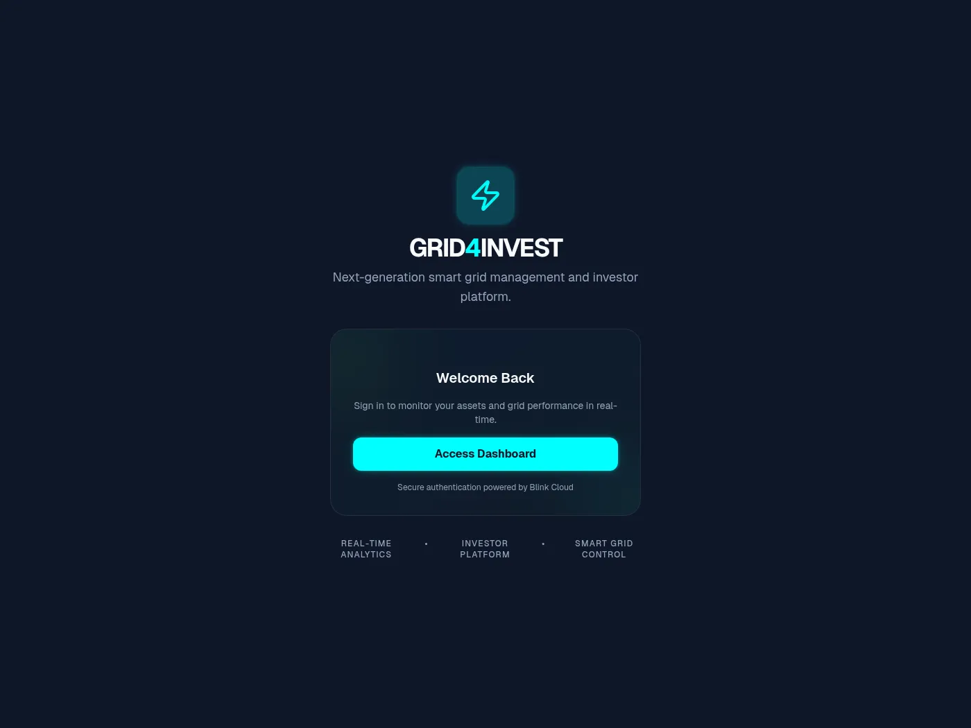 GRID4INVEST Dashboard