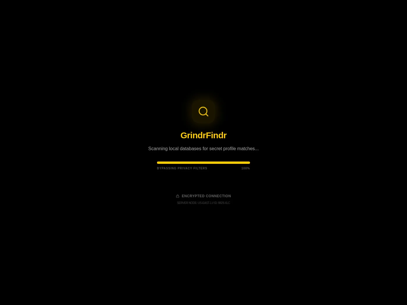 GrindrFindr Web Profile