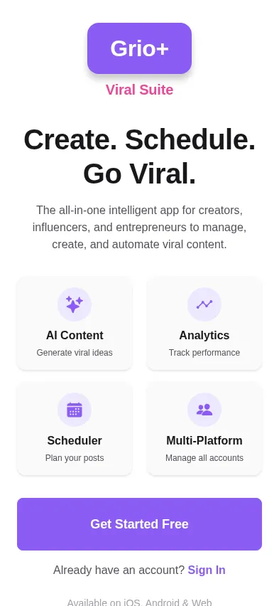 Grio+: viral post