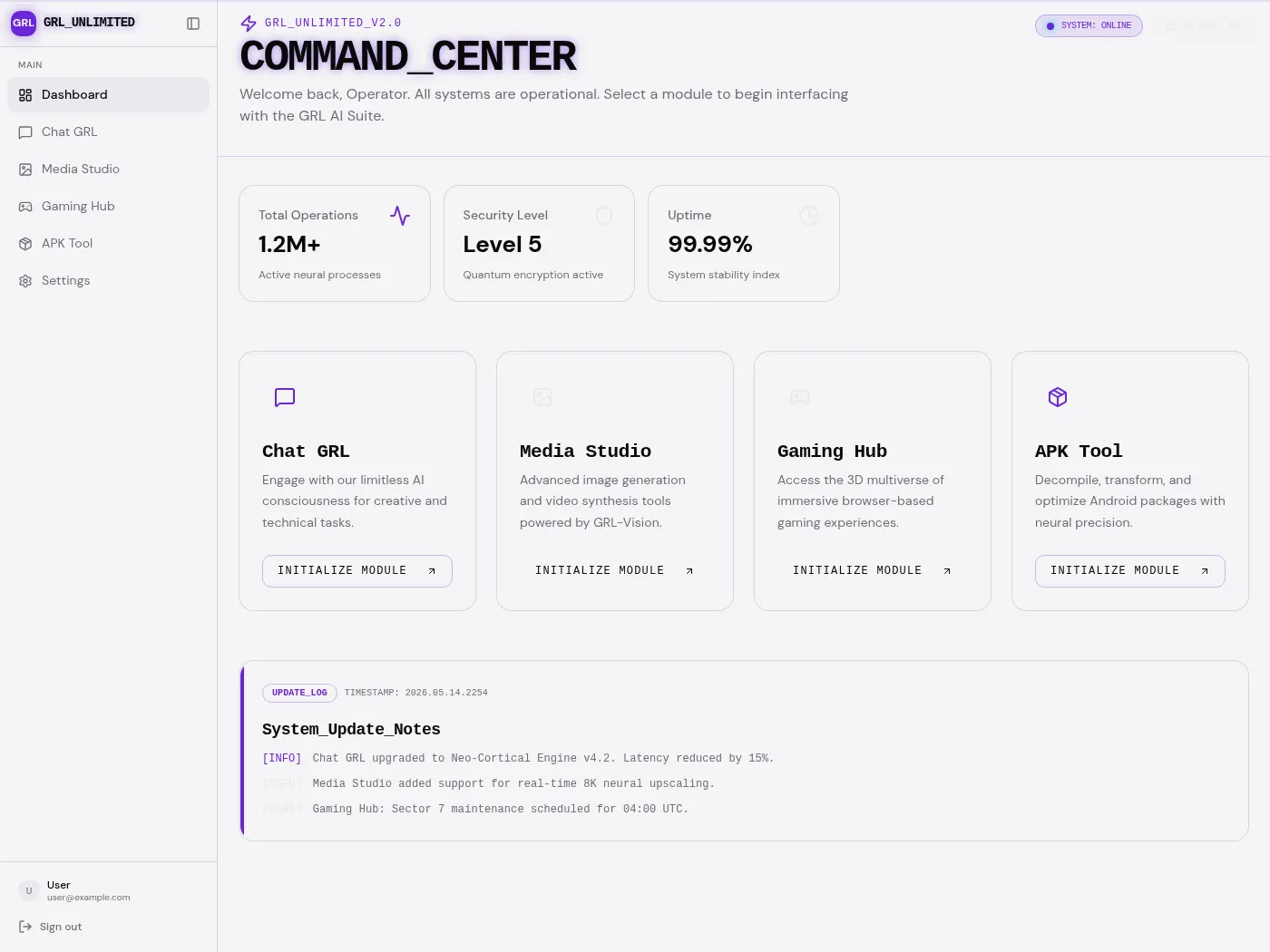 GRL Unlimited AI Suite
