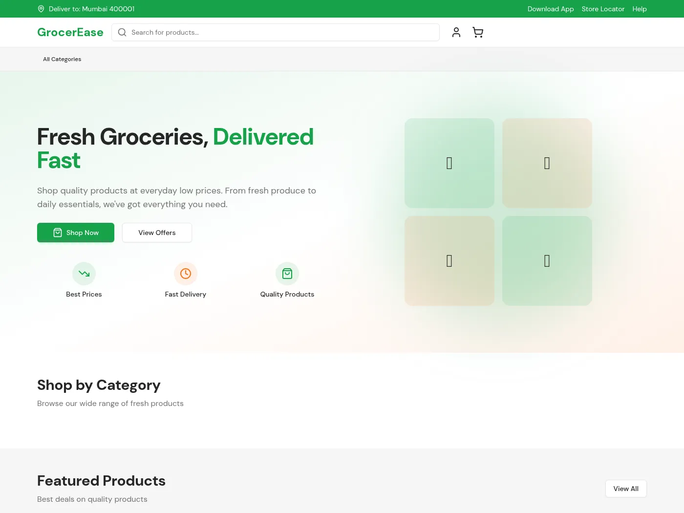 GrocerEase Online Market