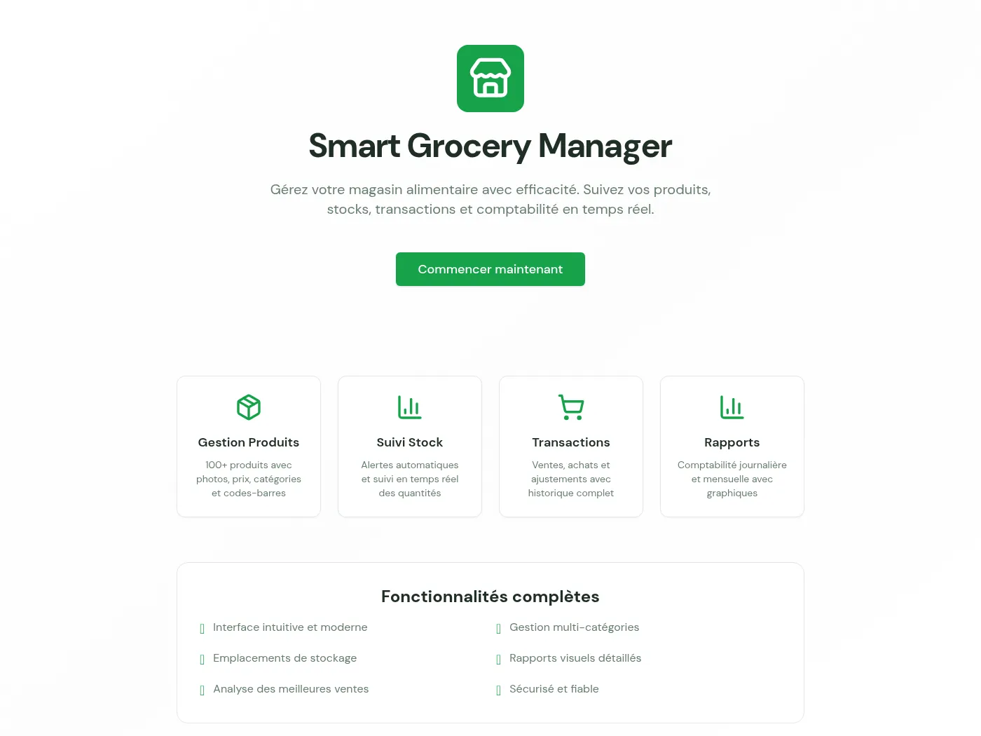 Smart Grocery Manager