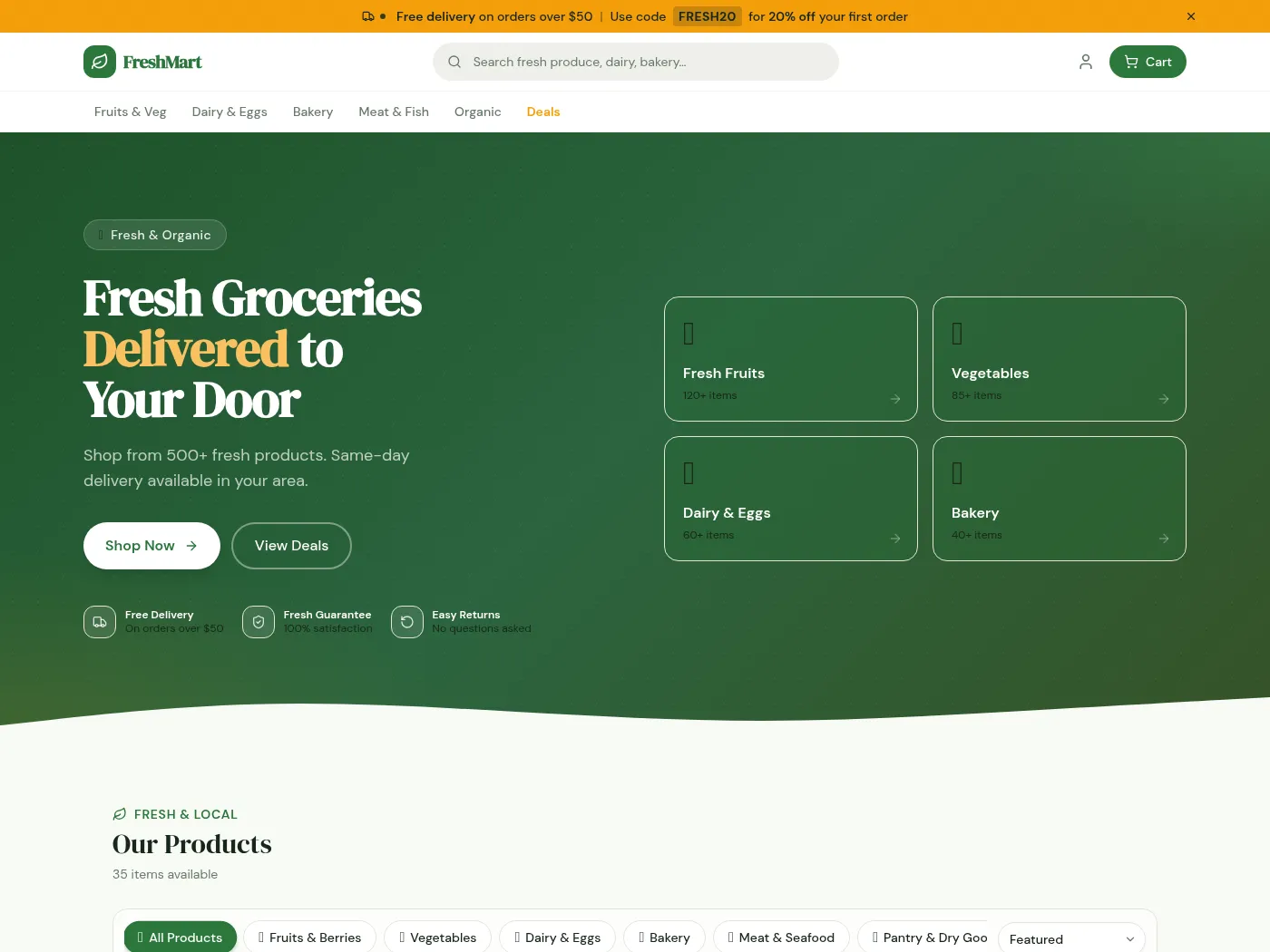 Grocery Market Online